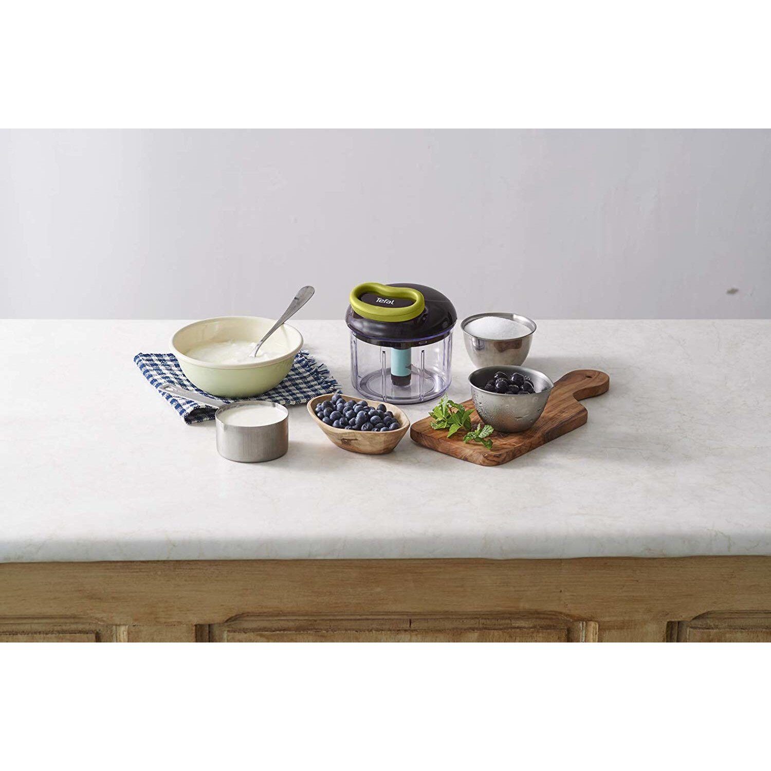 Mini Tocator manual Tefal+ Lama pentru gheata, 900 ml, verde - eMAG.ro