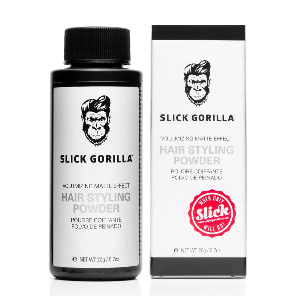 Pudra de par pentru Volum, Slick Gorilla, cu Efect de Matifiere si ...