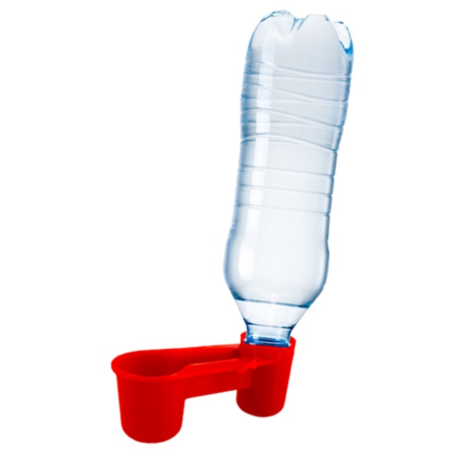 Adapatoare pentru pui cu capac pentru sticla, rosie, 100mm - eMAG.ro