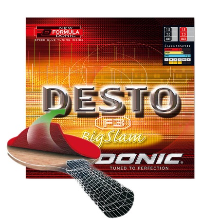 Donic Desto F3 Big Slam Ütőborítás (Max, Fekete) - eMAG.hu