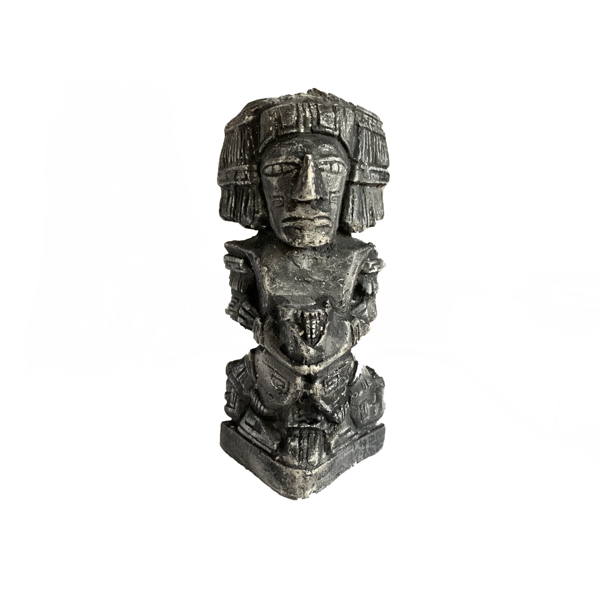 Statueta, Zeul Aztec "Tonatiuh", Gri sters - eMAG.ro