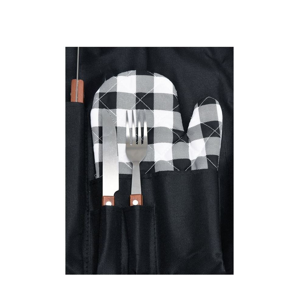 Sort pentru gratar cu 8 accesorii Flo, Otel inoxidabil - eMAG.ro