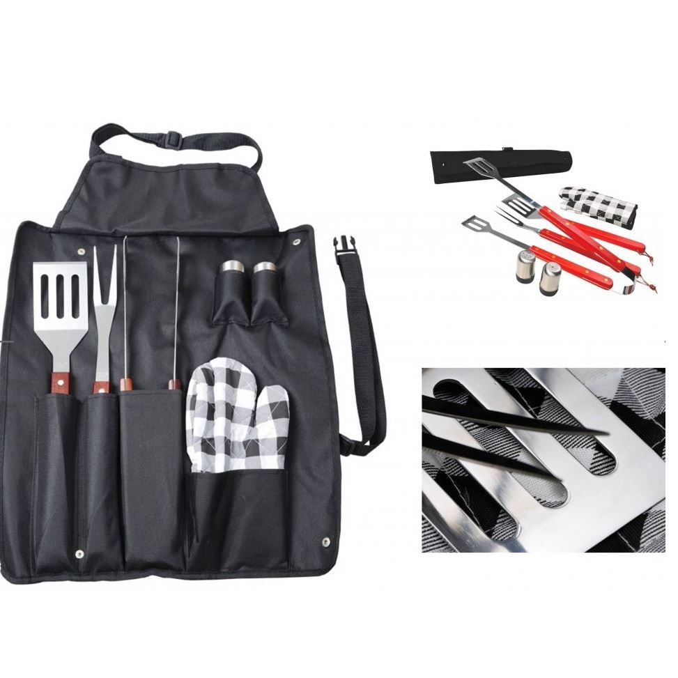 Sort pentru gratar cu 8 accesorii Flo, Otel inoxidabil - eMAG.ro