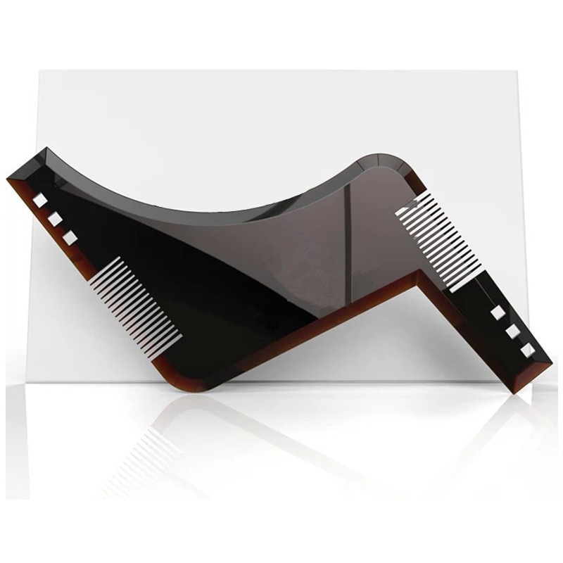 Pieptene Contur Barba & Mustata MyStyle PRO / Sablon pentru Barba ...