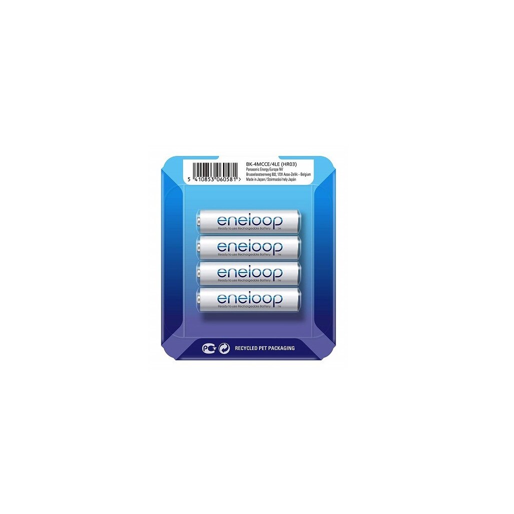 Акумулатори Panasonic Eneloop Aaa R3 750mah 1 2v Ni Mh Bk 4mcce 4le