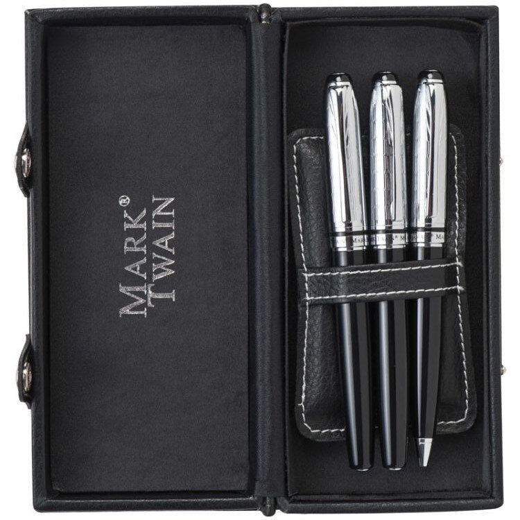 Set Pix, Stilou si Roller Mark Twain 1346303 Personalizat - eMAG.ro