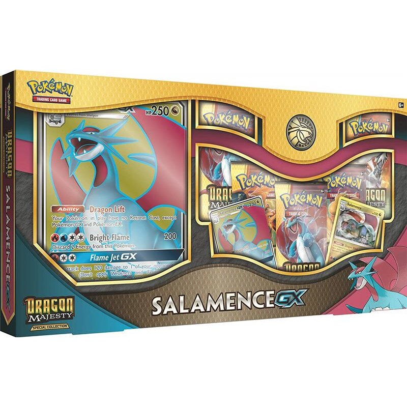 Jocuri Carti Pokemon Tcg Dragon Majesty Salamence Gx - eMAG.ro