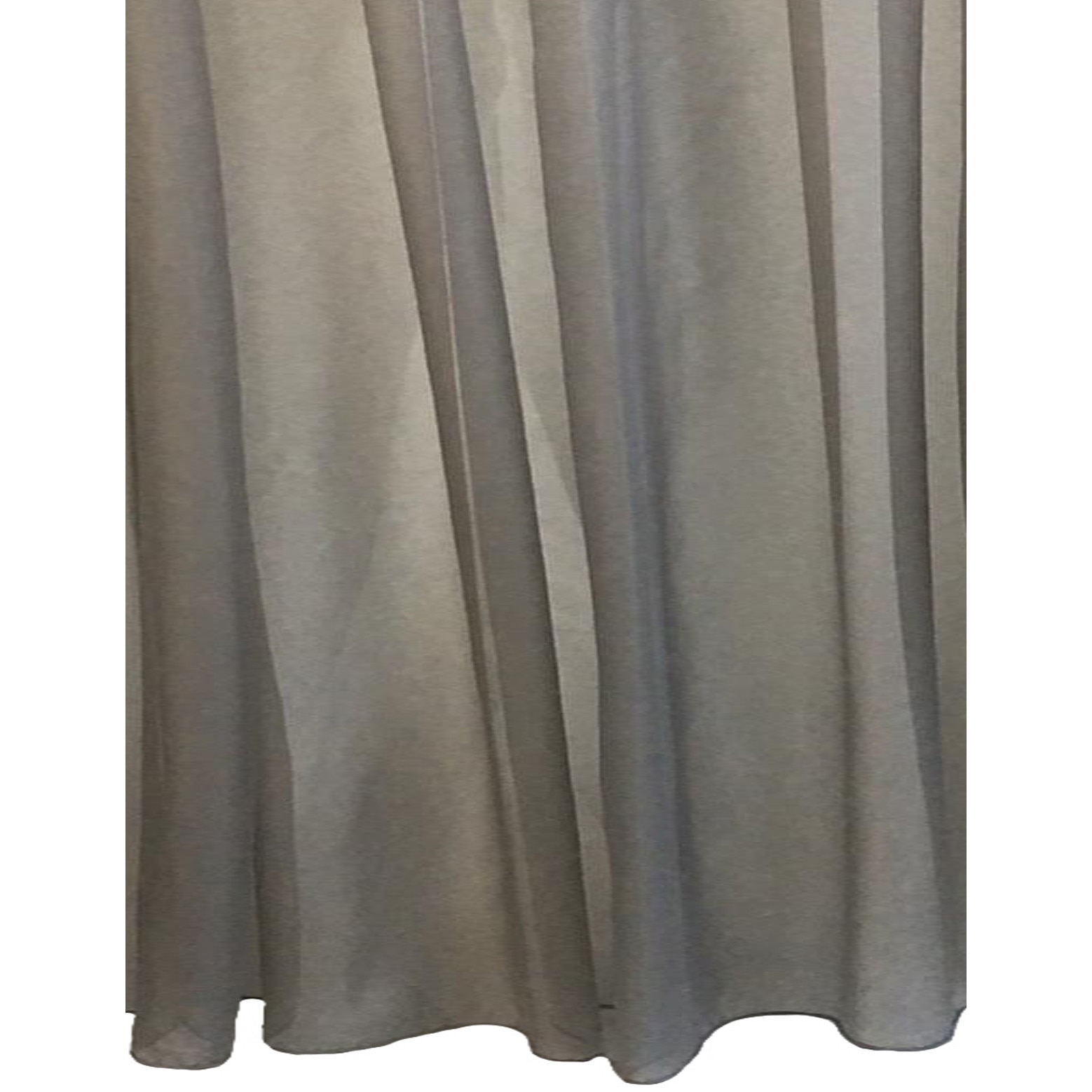 Perdea voal simplu culoare gri perlat Basic Liz Line, cu rejansa ...