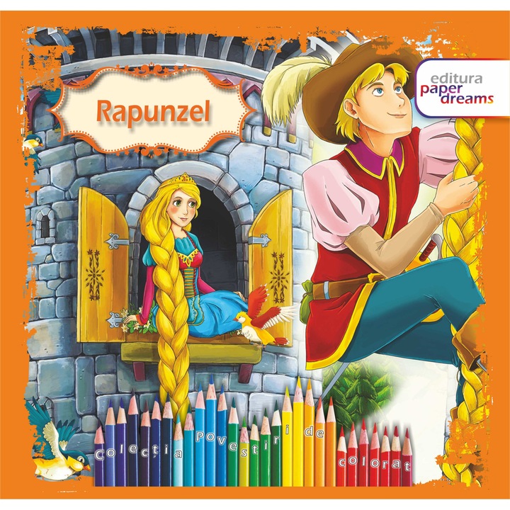 Set 12 carti de colorat si povesti pentru copii - eMAG.ro