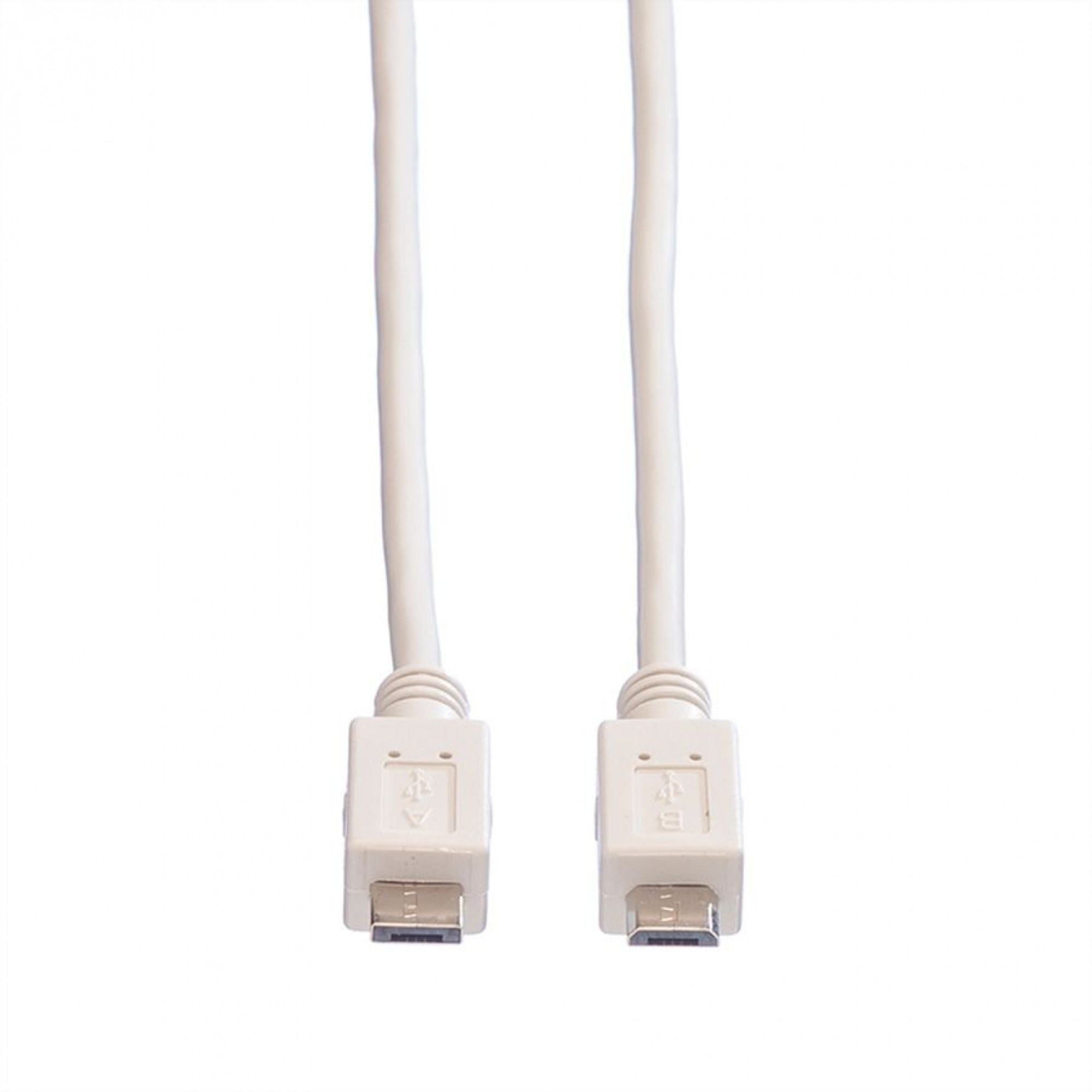 Cablu micro USB-A la micro USB-B 2.0 T-T 1.8m Alb, Value 11.99.8753 ...