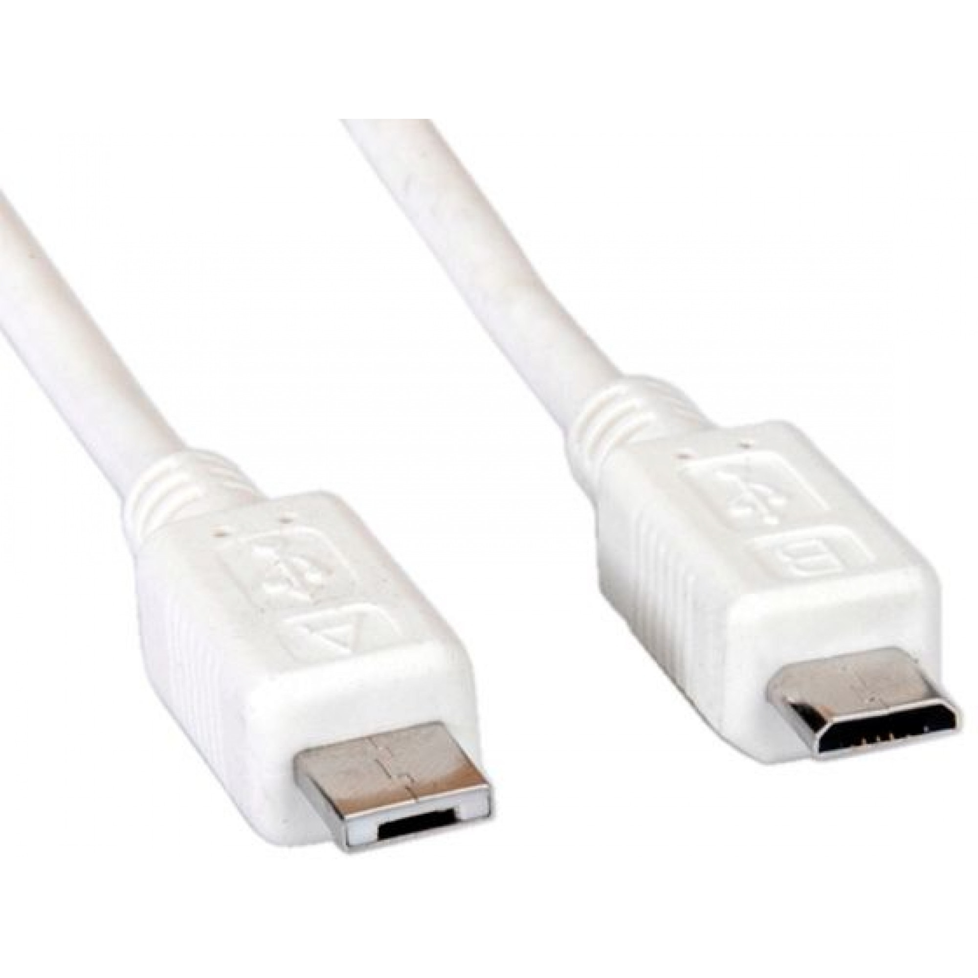 Cablu micro USB-A la micro USB-B 2.0 T-T 1.8m Alb, Value 11.99.8753 ...