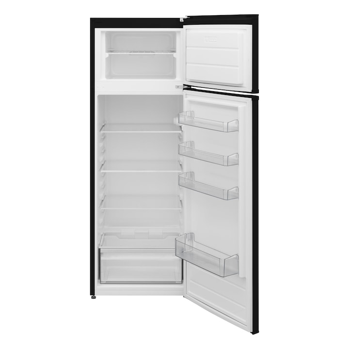 Frigider cu doua usi Finlux FXRA 2837 BK, Clasa F, 243 l, Negru - eMAG.ro