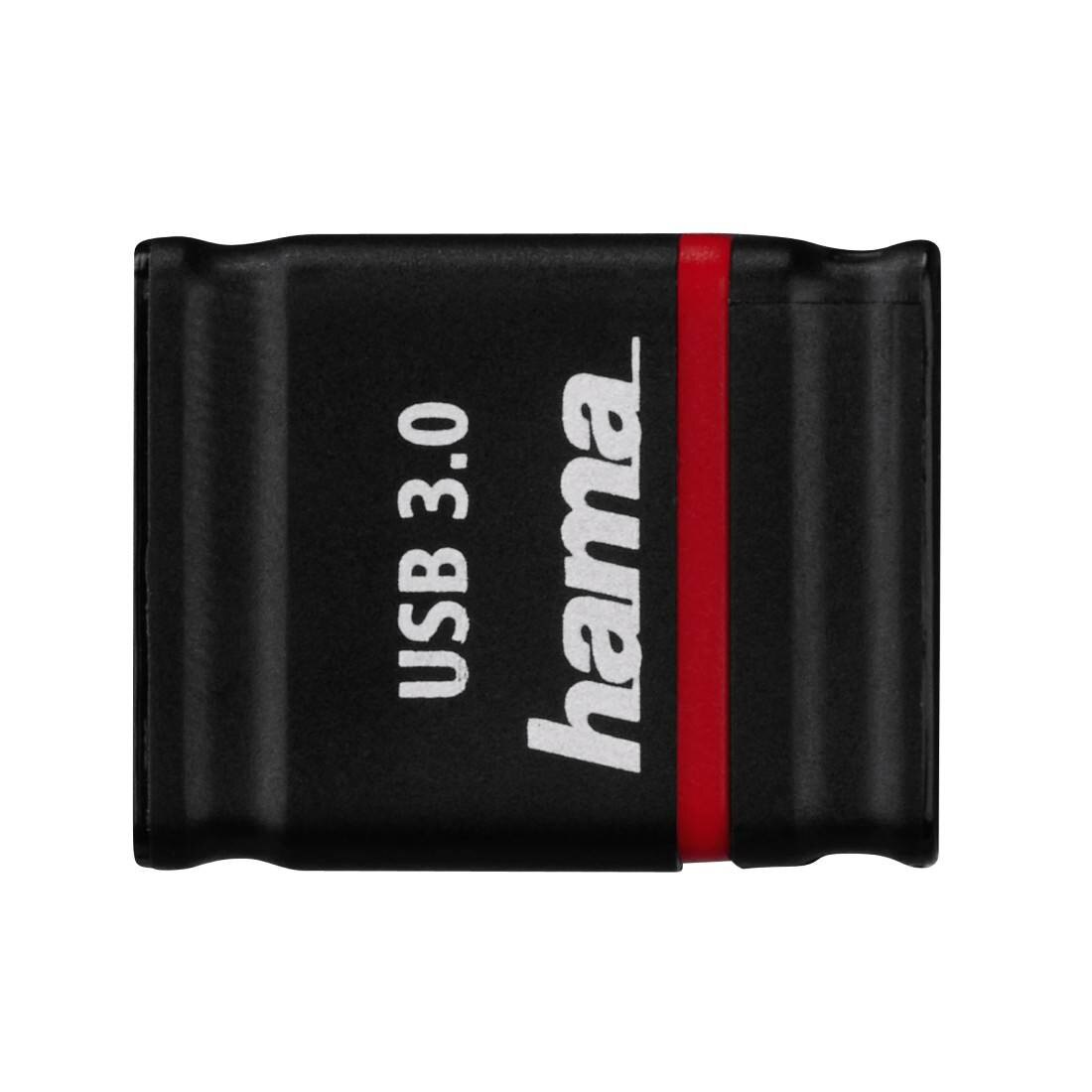 Memorie USB Hama Smartly 16GB USB 3.0 Black / Red - eMAG.ro