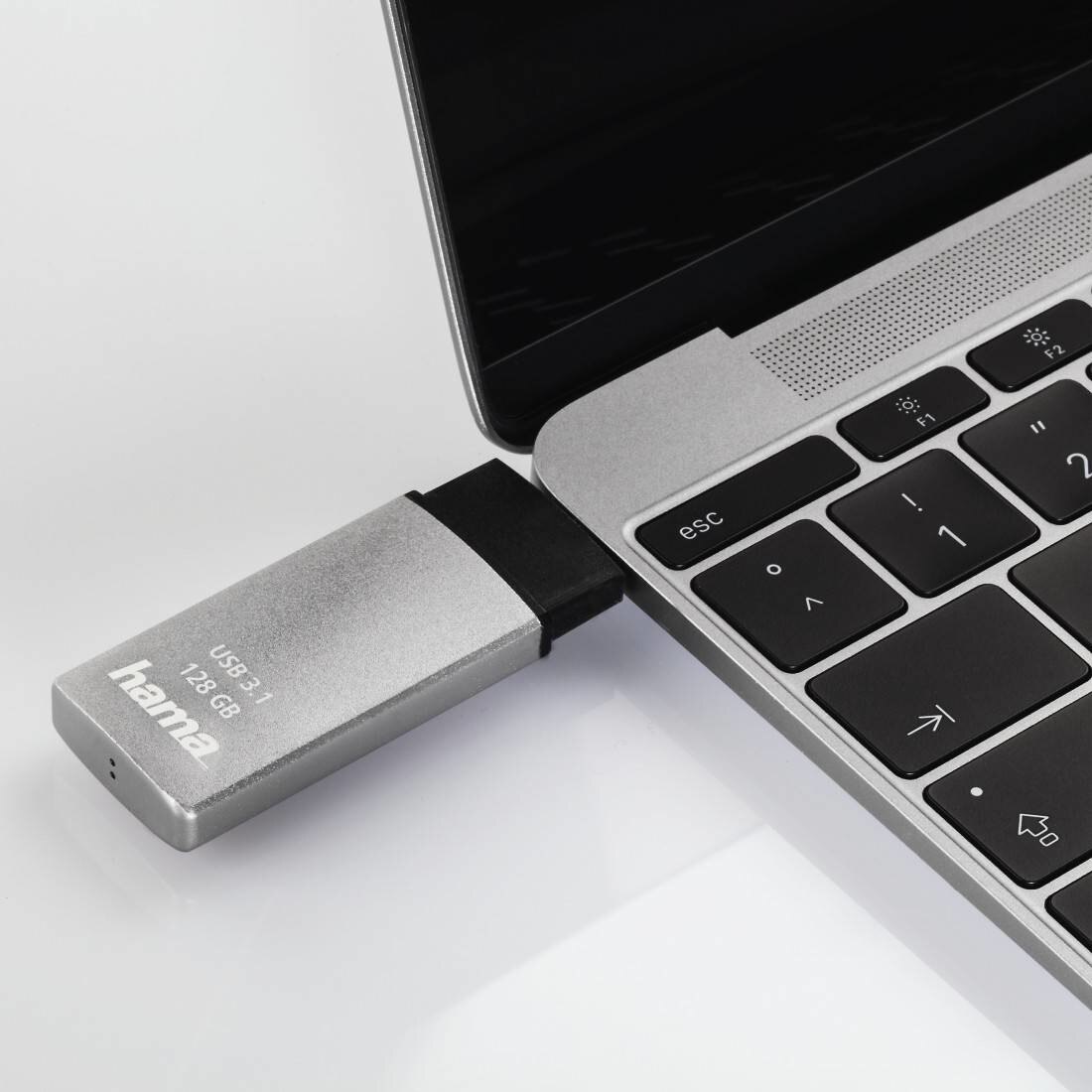 Memorie USB Hama C-Bolt 128GB USB 3.1 Argintiu - eMAG.ro
