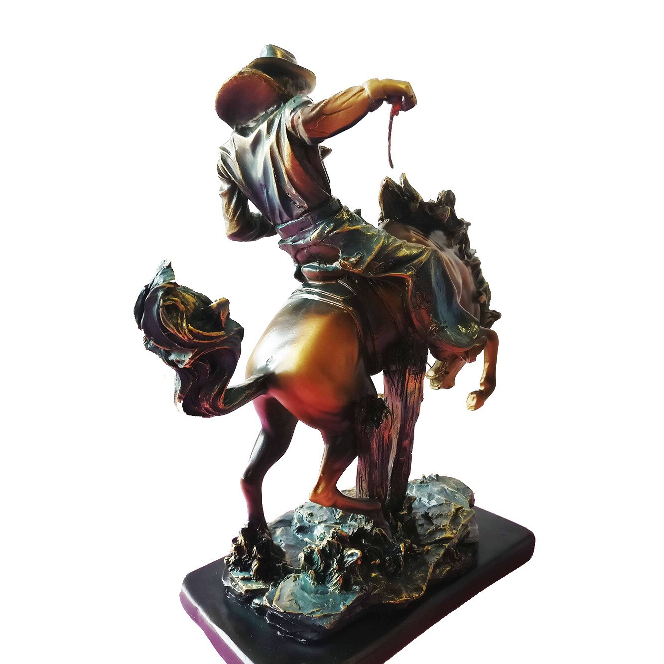 Statueta Cal si Calaret, 39 cm, 964 - eMAG.ro