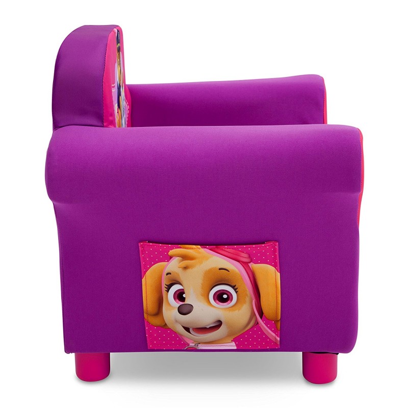 Fotoliu cu cadru din lemn Paw Patrol Girl - eMAG.ro