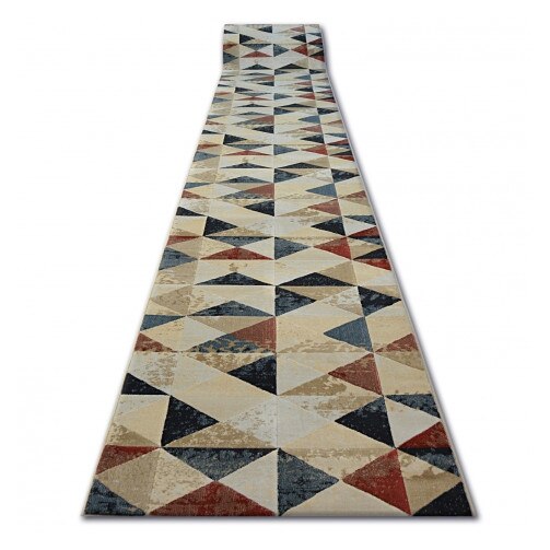 Traversa DROP JASMINE bej/rugini, latime 80 cm - eMAG.ro