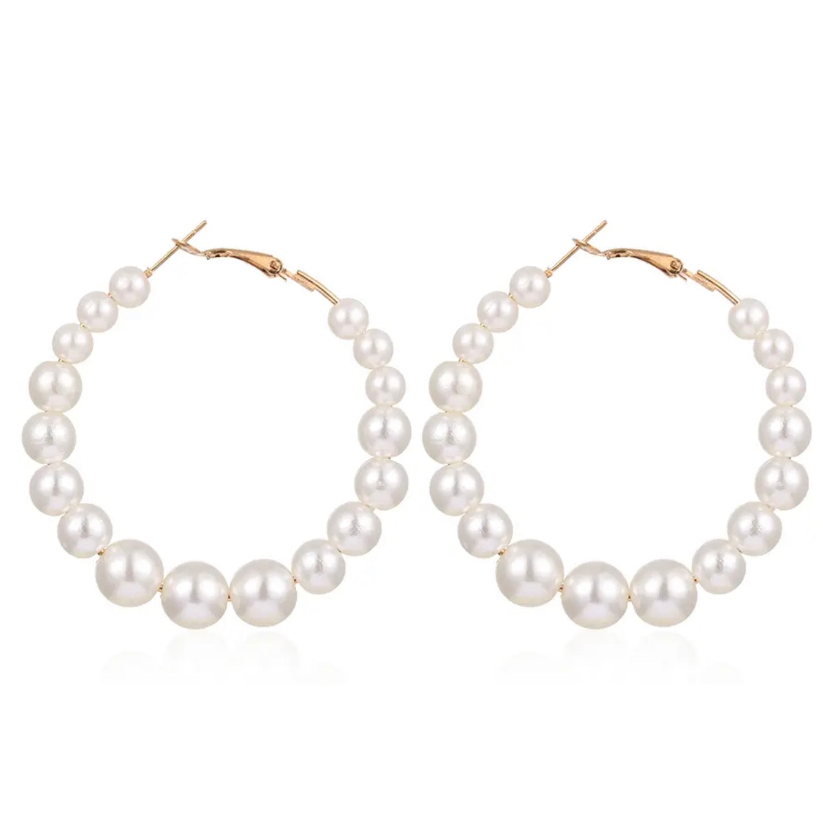 Cercei Rotunzi cu Perle - eMAG.ro