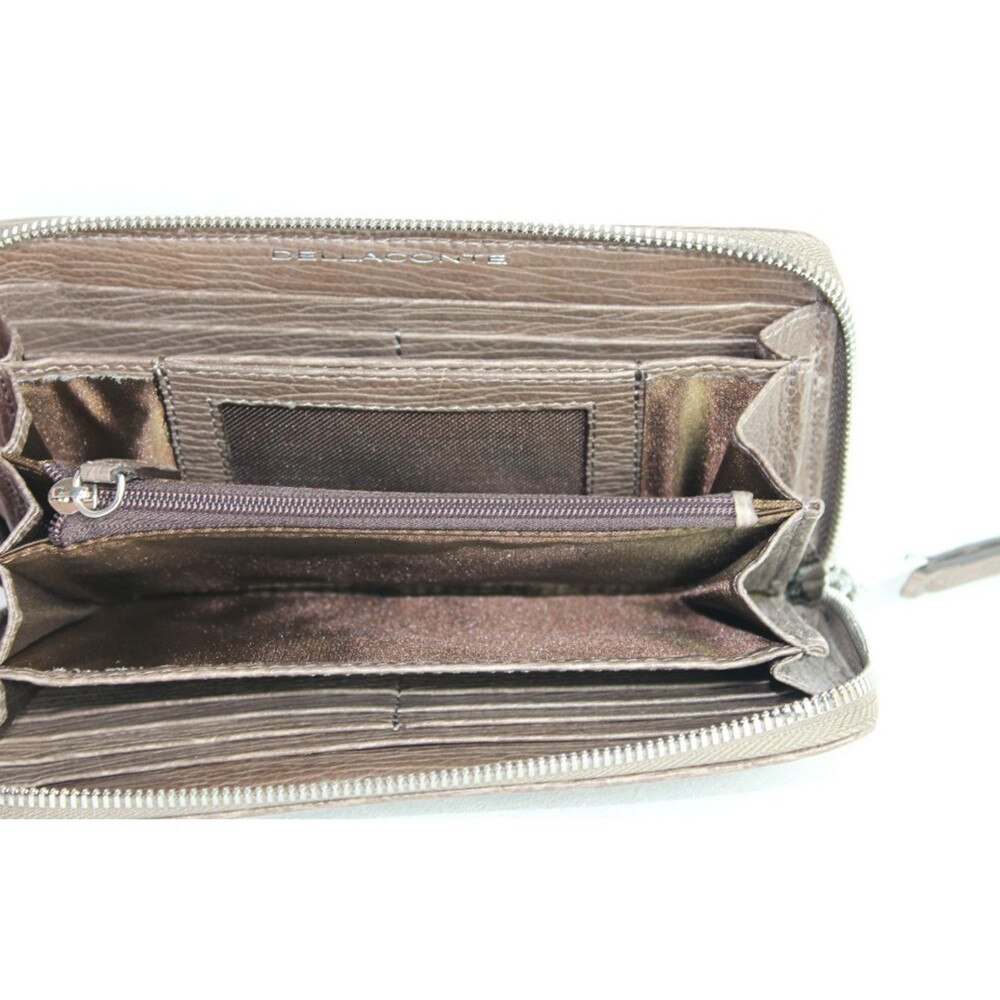 Női valódi bőr pénztárca, Dellaconte, Taupe 5416-41 - eMAG.hu