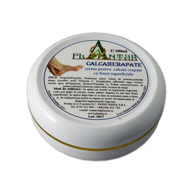 Crema picioare, Plantar, pentru calcaie crapate, 100 ml - eMAG.ro