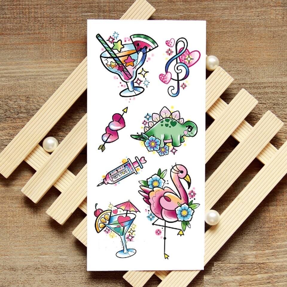 Tatuaj temporar pentru copii mixte colorat waterproof 19x9 cm - eMAG.ro