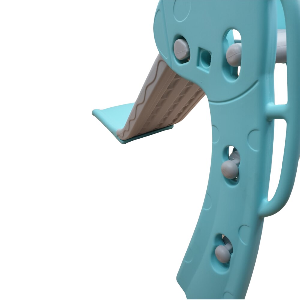 Детска пързалка buz, с жираф, нехлъзгащи се стълби, синя - eMAG.bg