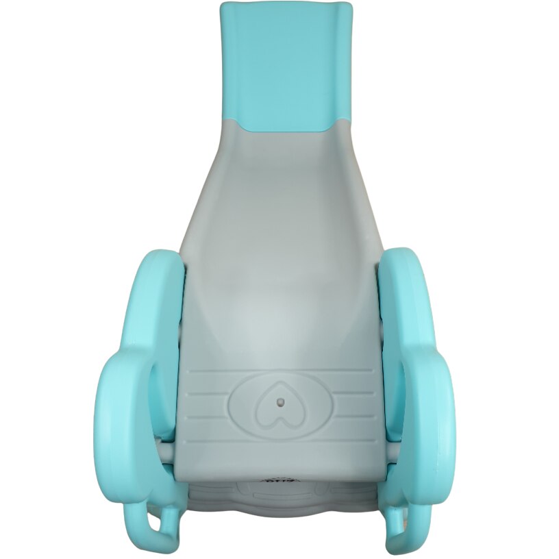 Детска пързалка buz, с жираф, нехлъзгащи се стълби, синя - eMAG.bg