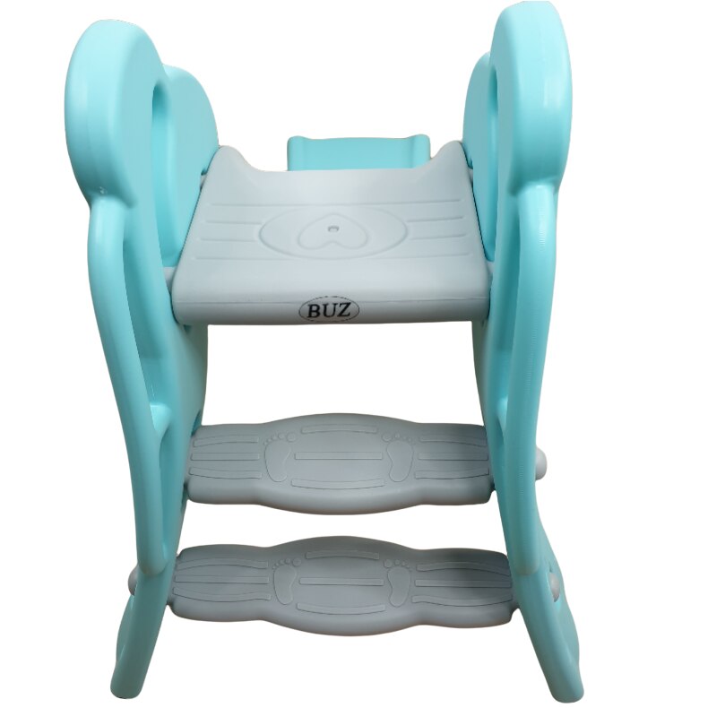 Детска пързалка buz, с жираф, нехлъзгащи се стълби, синя - eMAG.bg