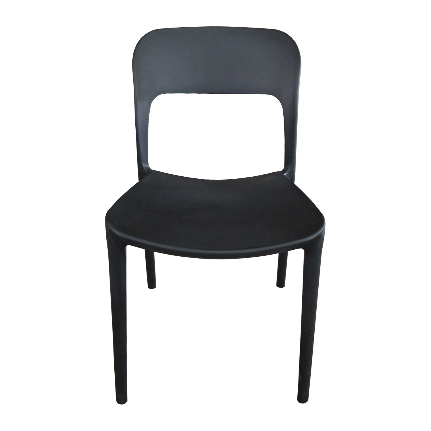 Scaun Plain, Polipropilena, Negru - eMAG.ro