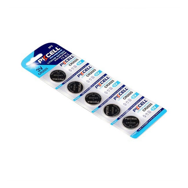 Set 5 baterii PKCELL CR2025 3V LITHIUM (621) - eMAG.ro