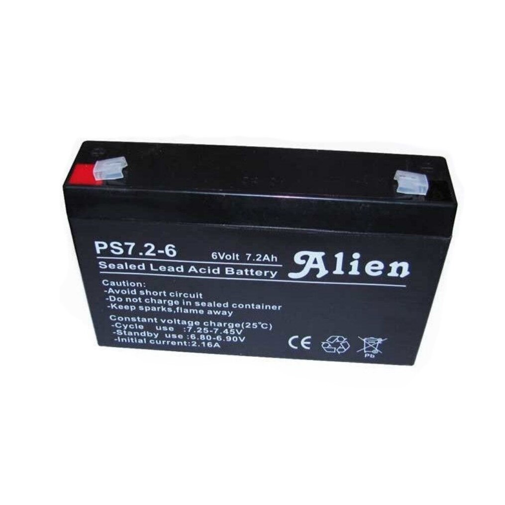 Set acumulator 6V 7.2Ah cu incarcator, 6V 1Ah Plumb Acid VRAL AGM Alien ...