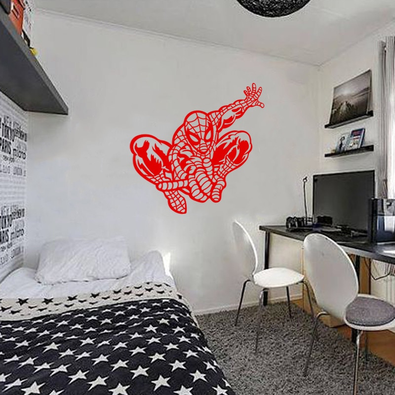 Sticker Decorativ - SMAER - Omul Paianjen Spiderman - 50cm x 50cm ...