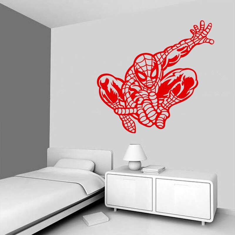 Sticker Decorativ - SMAER - Omul Paianjen Spiderman - 50cm x 50cm ...