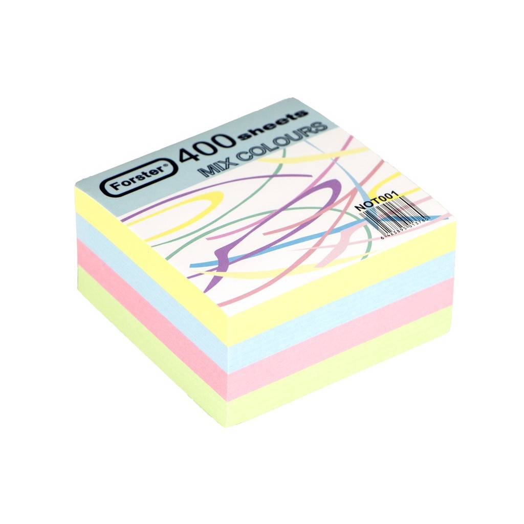 Cub hartie color Forster 8x8 cm 400 file - eMAG.ro