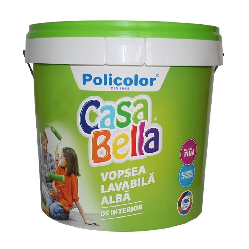 Vopsea lavabila, interior, 4 L, CasaBella - eMAG.ro