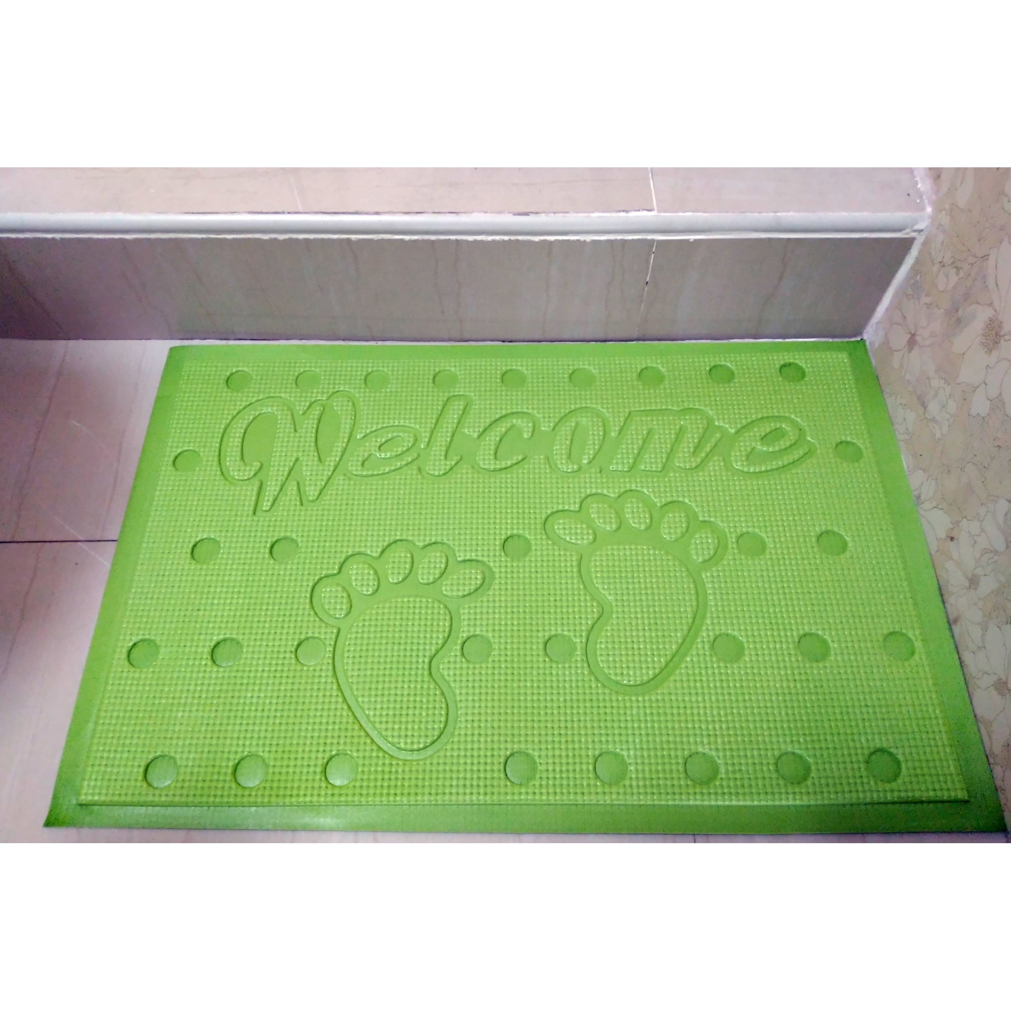 Covoras poliester pentru terasa, aspect vinil, antiderapant, 60x40cm ...