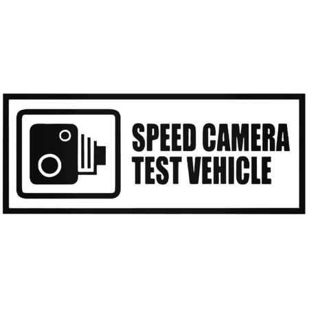 Стикер за автомобил - Speed camera testing vehicle - eMAG.bg