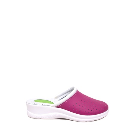 Saboti Medicali din Piele cu GEL SOFT Maribon Fucsia, 40 EU - eMAG.ro