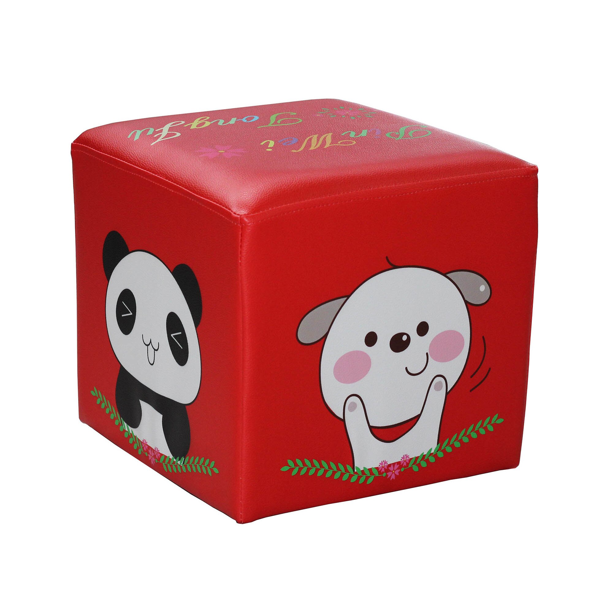 Set pentru copii, bancuta cu spatiu pentru depozitare + 2 tabureti ...