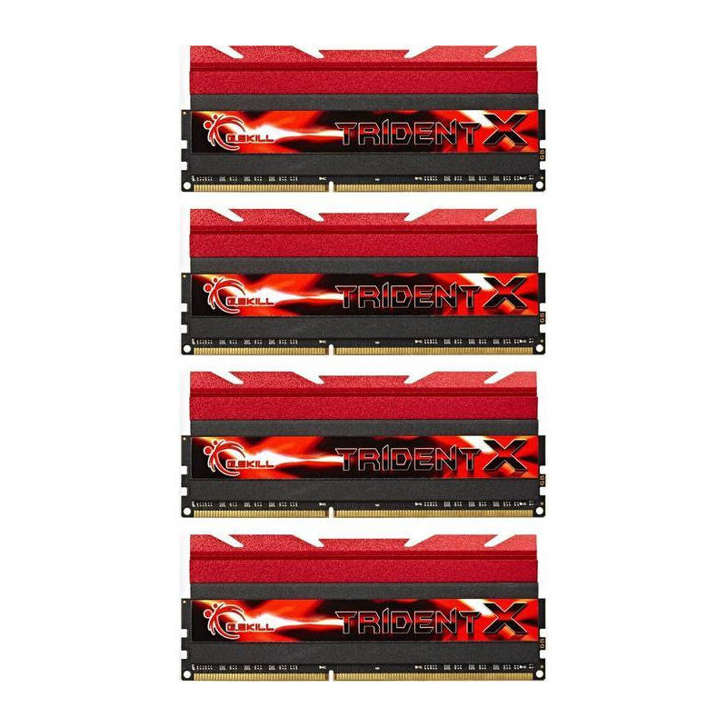 G.SKILL F3-2400C10Q-32GTX G.Skill TridentX DDR3 32GB (4x8GB) 2400MHz ...