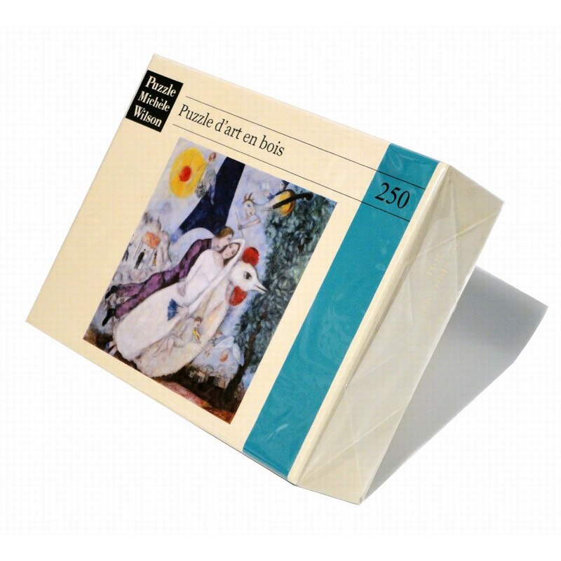 Пъзел din lemn Michele Wilson - Marc Chagall : The Bridal Pair with the ...