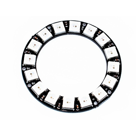 Кръг от 12 RGB светодиода WCMCU-2812B-12 - eMAG.bg