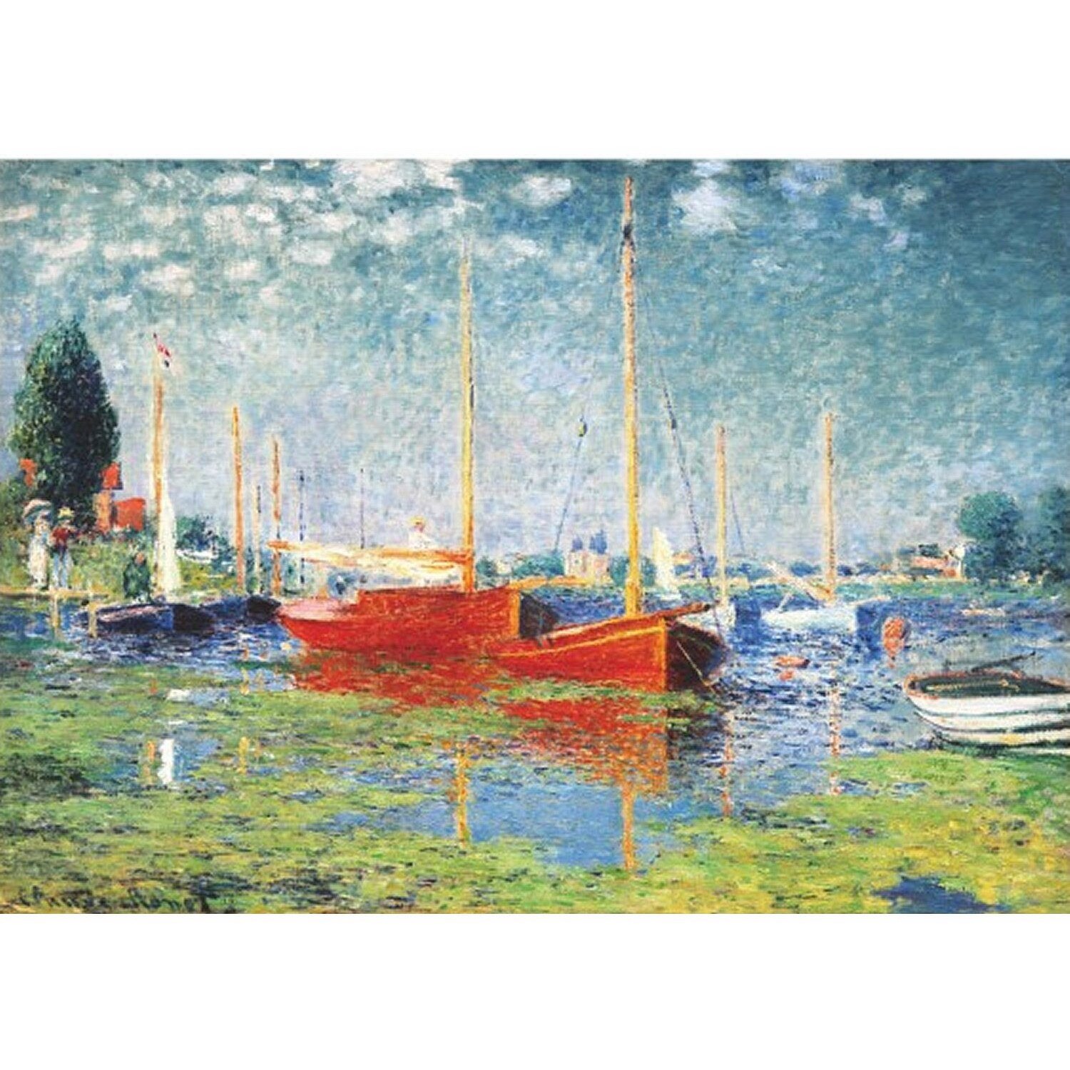 Puzzle 1000 piese D-Toys - Argenteuil, Claude Monet - eMAG.ro