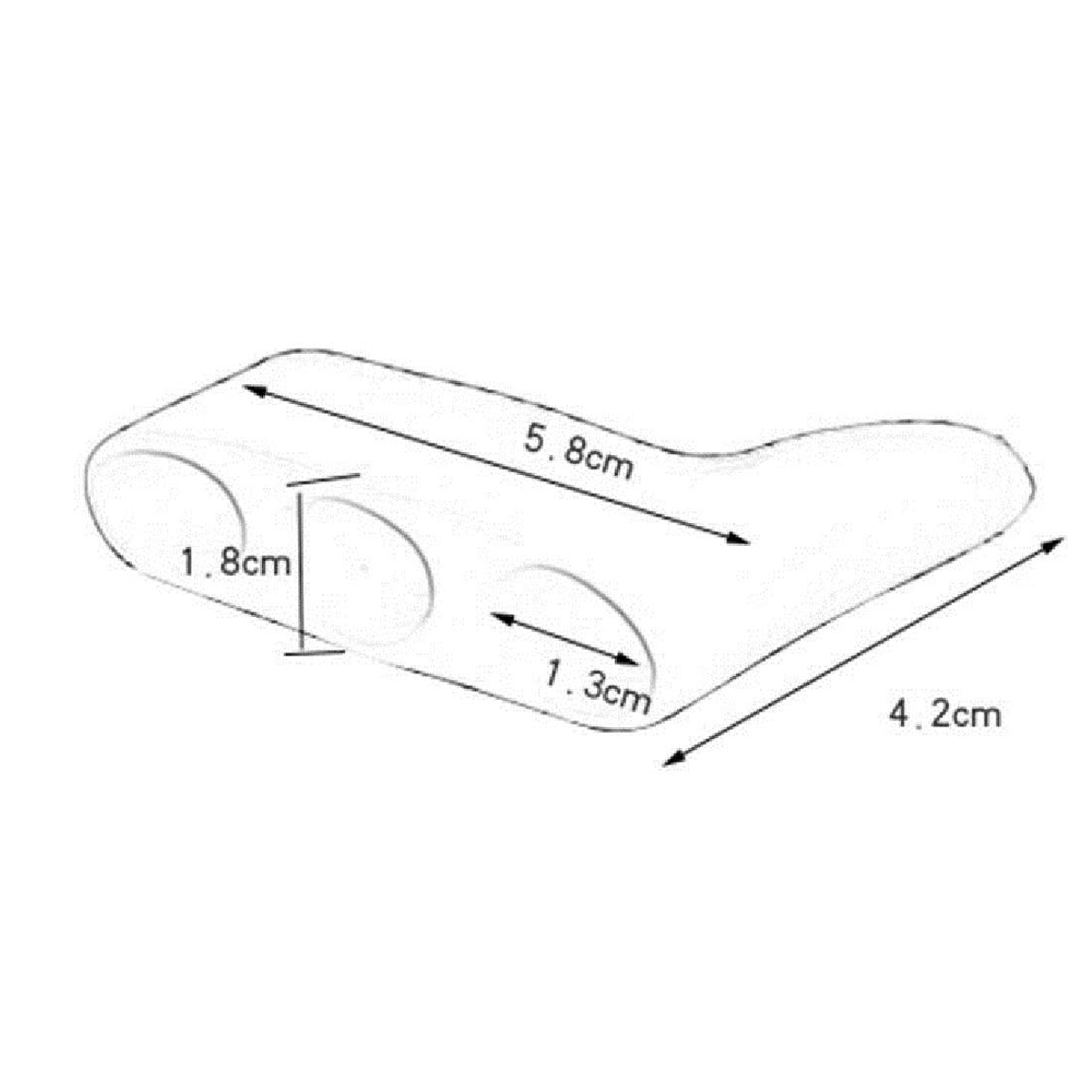 Set 2 bucati separator degete, protectie pentru monturi, din silicon ...