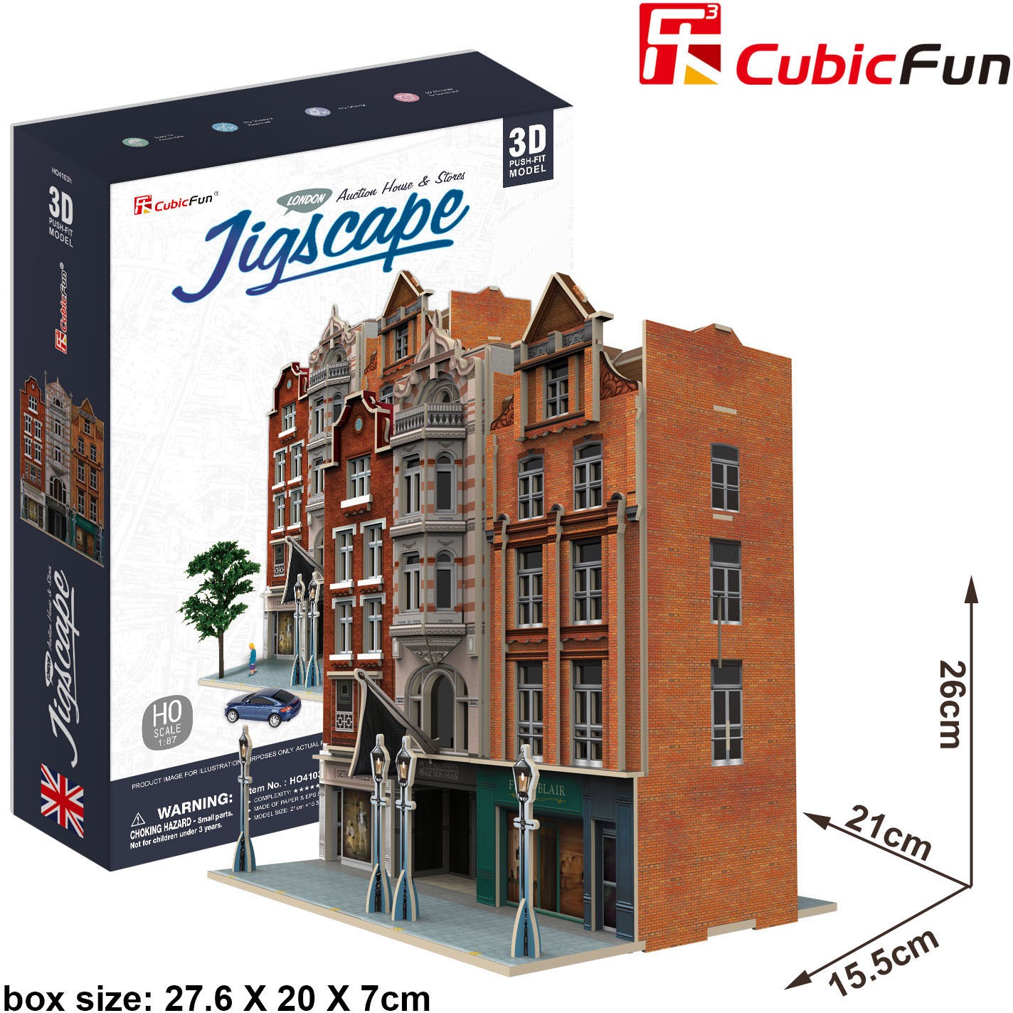 Пъзел 3D Cubic Fun - Jigscape Collection - Auction House & Stores, 93 ...