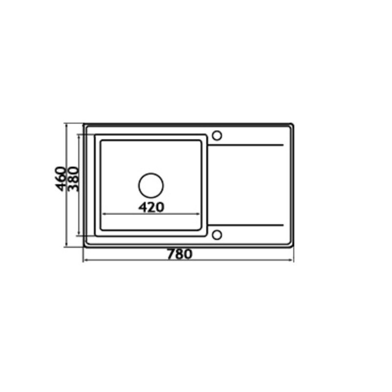 Set Pyramis chiuveta MIDO PLUS si baterie ASALIA, dimensiune 780x460mm ...
