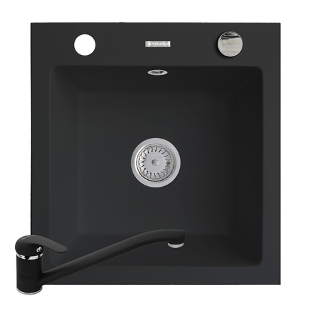 Set Pyramis chiuveta ALYA si baterie ASALIA, dimensiune 480x505mm ...