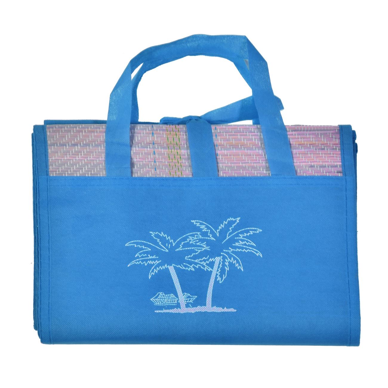 Rogojina din bambus pentru plaja, South Perfect Decor, pliabila in ...