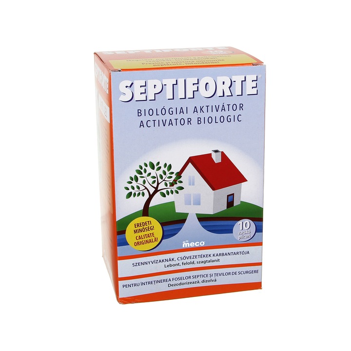 Bioactivator fosa septica Septiforte set 10plicuri - eMAG.ro