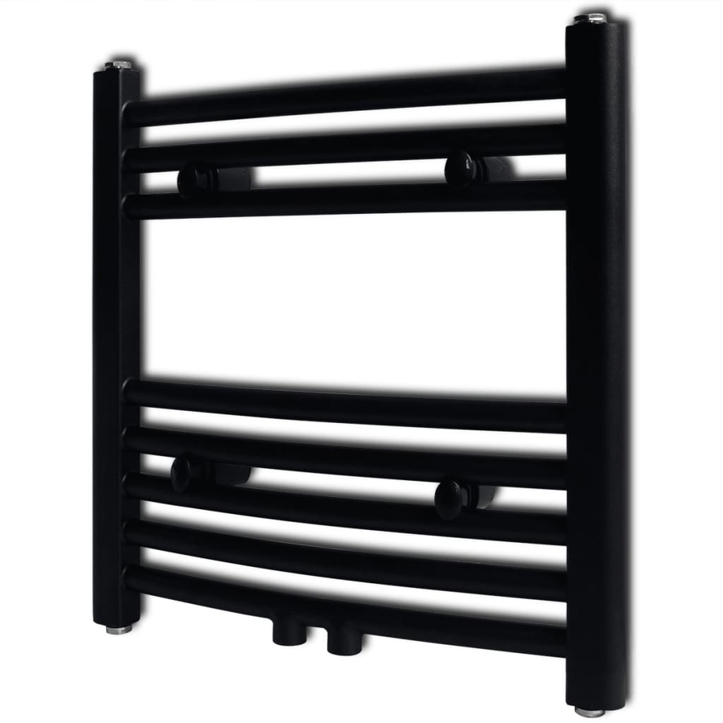 Radiator (calorifer) baie port-prosop, vidaXL, 215 w, Negru - eMAG.ro